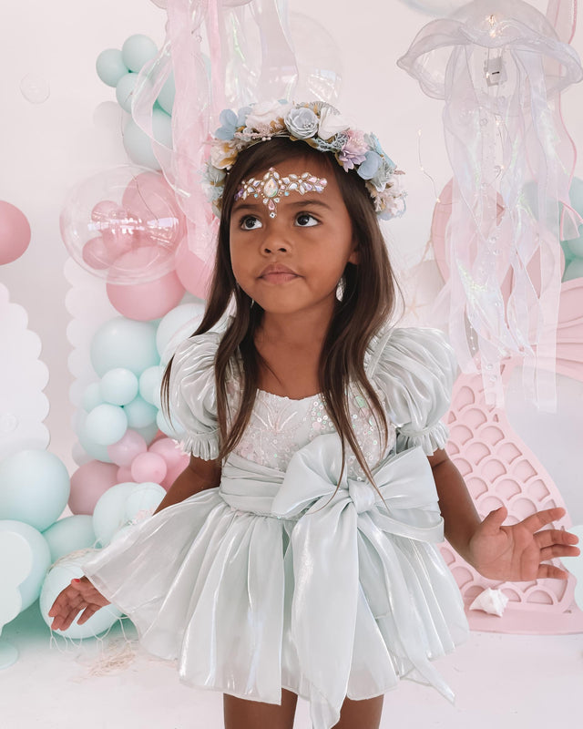 Oceania Blue Girls Flower Crown – Arabella & Rose