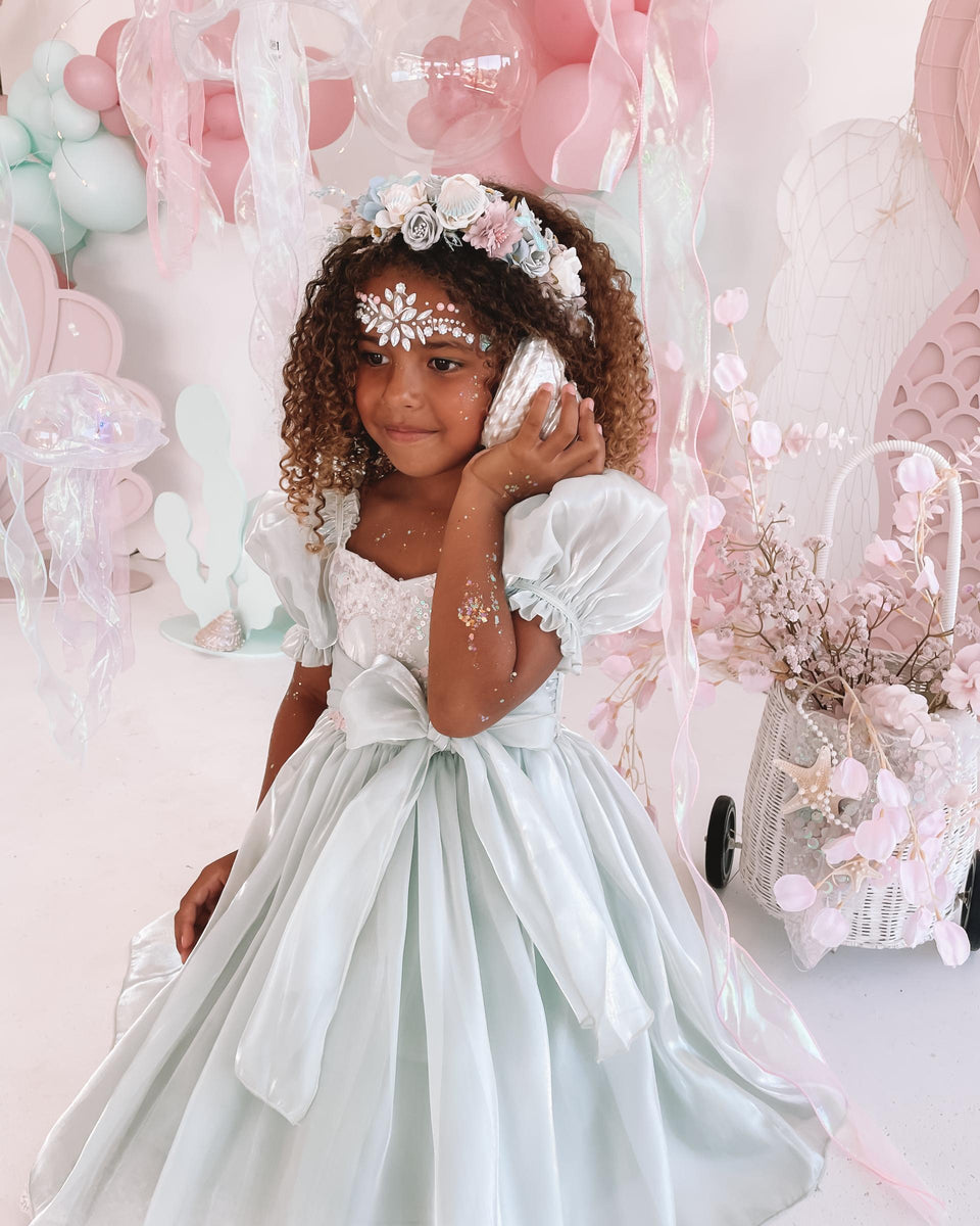 Oceania Blue Girls Flower Crown – Arabella & Rose