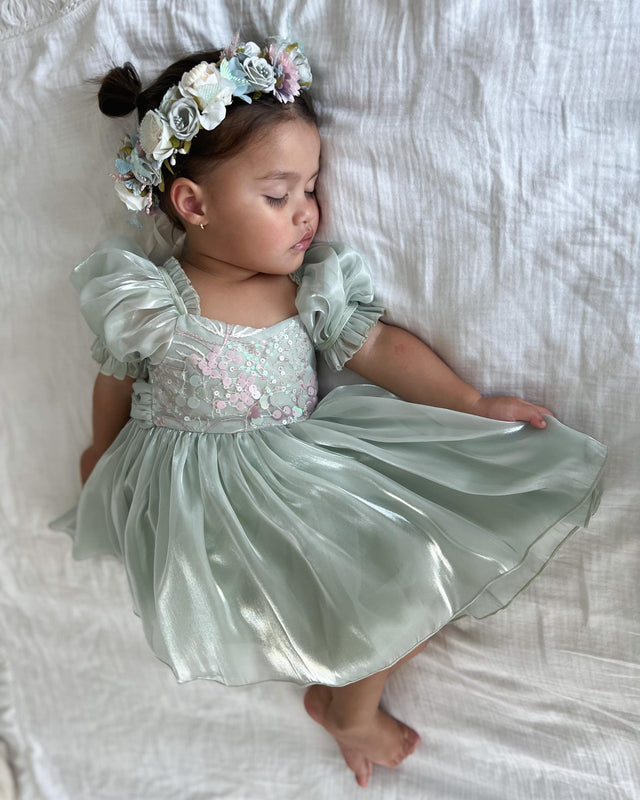 Oceania Blue Girls Flower Crown – Arabella & Rose
